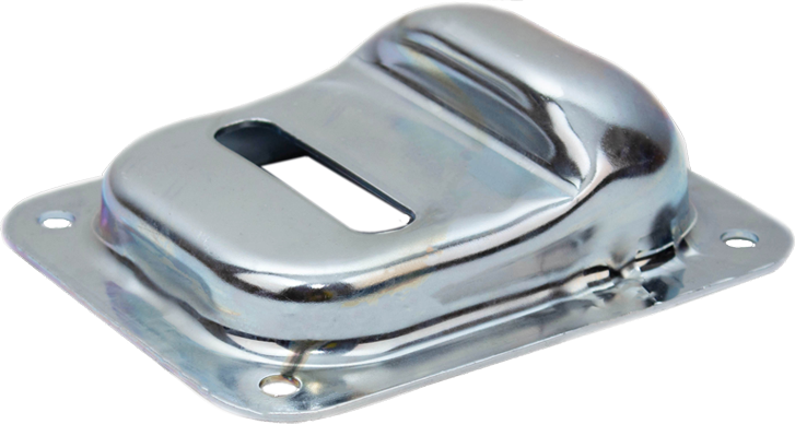 Bumper for swing gate closure with hole for latch - Tulplast.pl